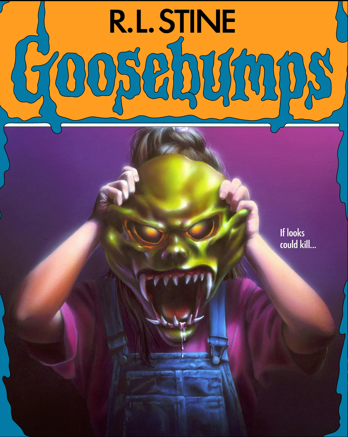 R.L. Stine & Tim Jacobus 16x20 signed Goosebumps (c) pre order (late J ...