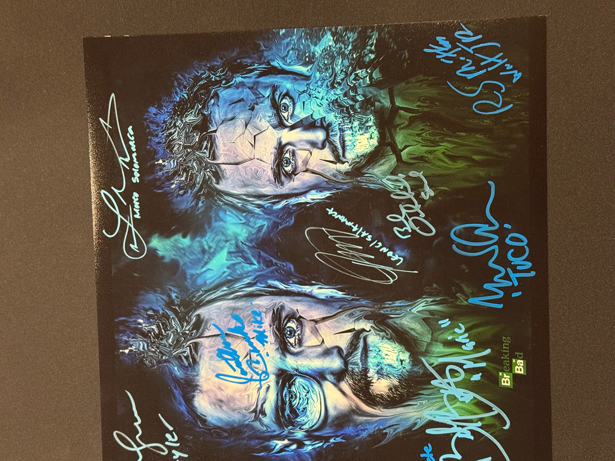 Breaking Bad 12x18 (A3)cast of 12: Dean, Gunn, RJ, Odenkirk, Banks, Cr ...