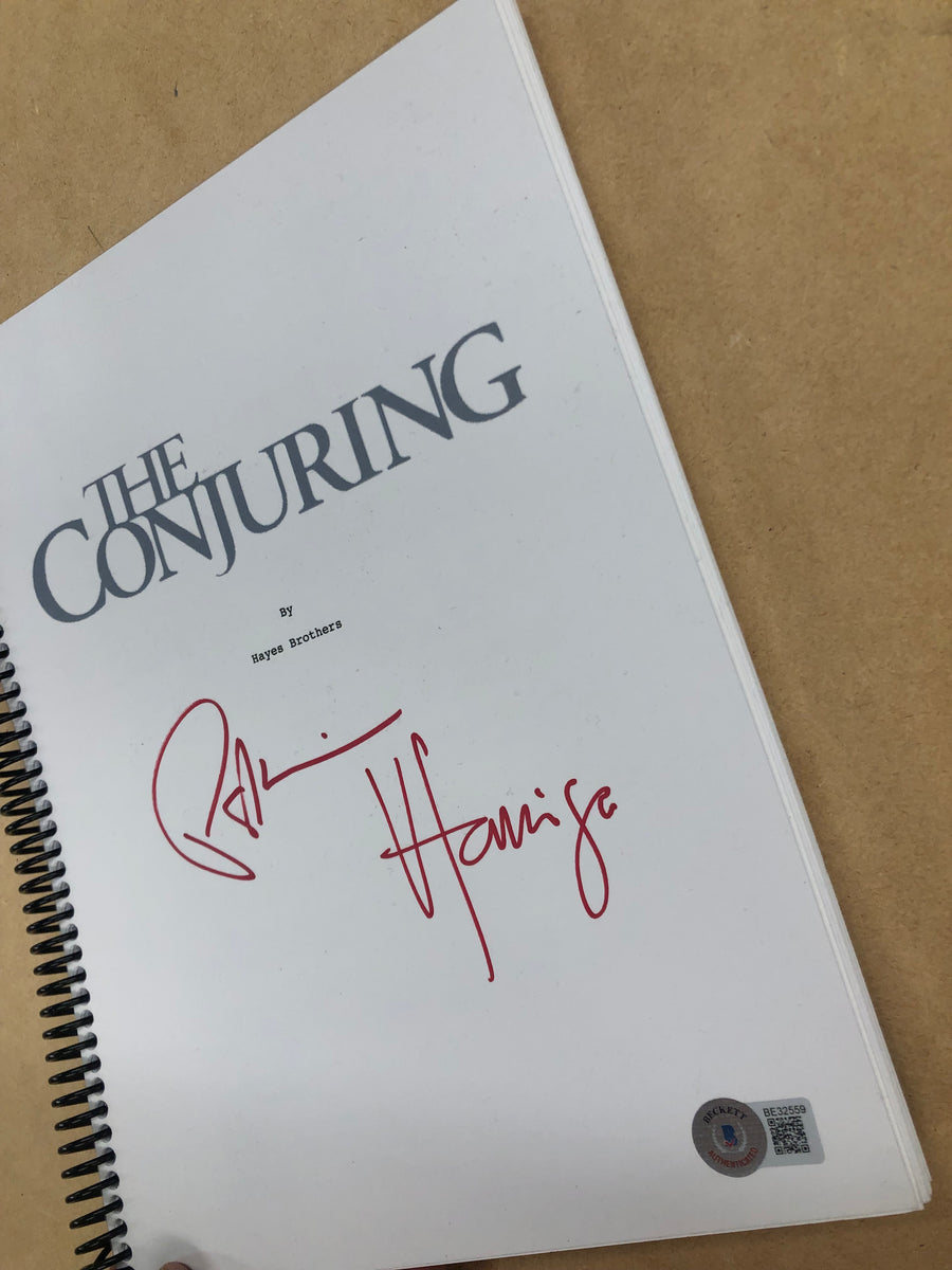 The Conjuring script dual signed Patrick/Vera WINTER DEAL 2024 – Leeloo ...