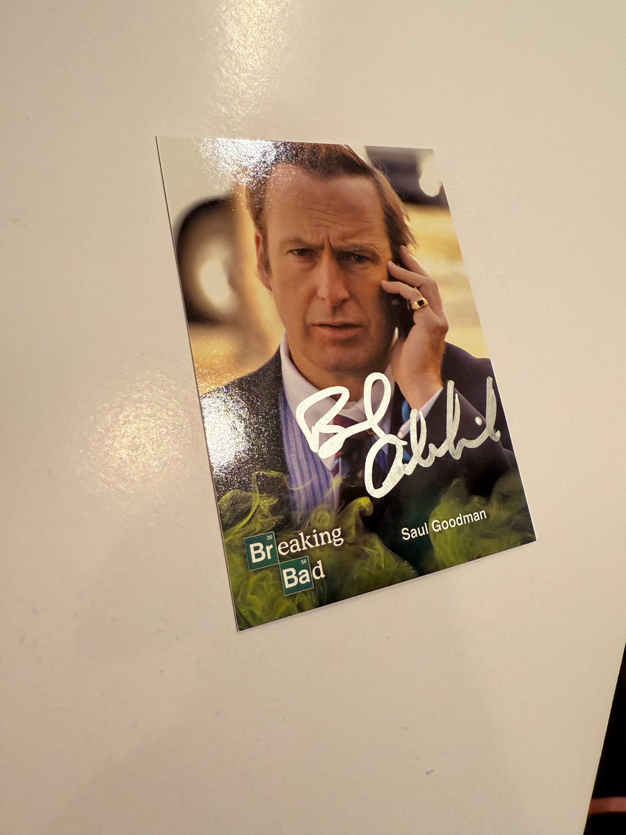 Bob Odenkirk Breaking Bad signed trading card (b) – Leeloo Multiprops, LLC