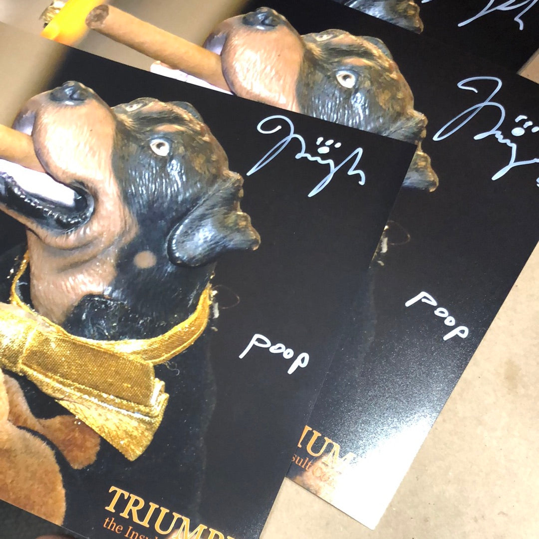 Triumph the insult comic dog’ 11x14 (a) signed by Robert Smigel ...