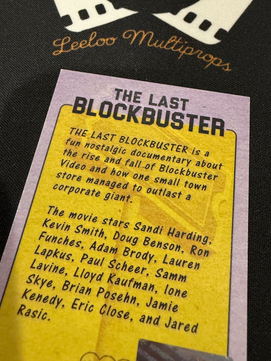 Kevin Smith signed “The Last Blockbuster” trading card (b) – Leeloo ...