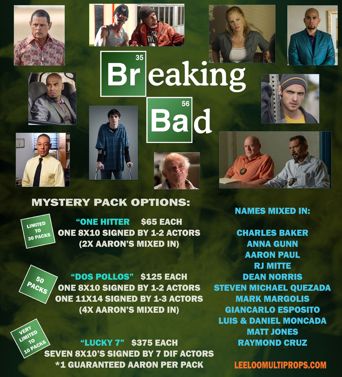 Breaking Bad Mystery Packs – Leeloo Multiprops, LLC
