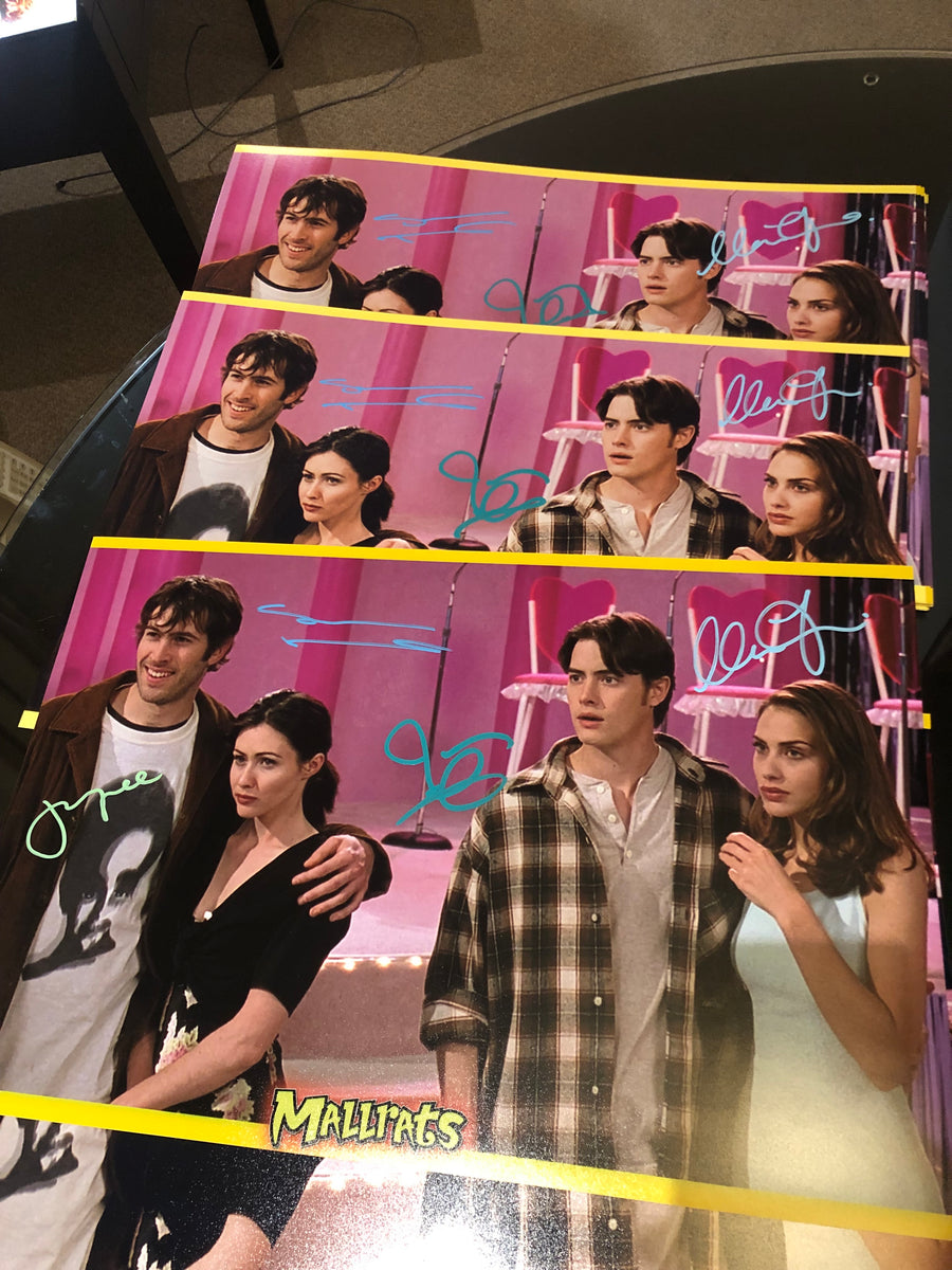 Mallrats 12x18 (double date) signed by 4 – Leeloo Multiprops, LLC
