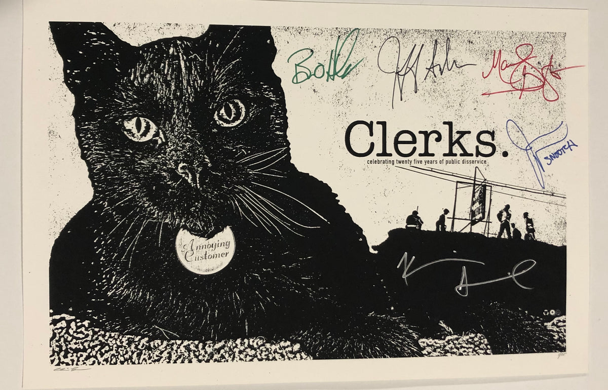 SIGNING EXCLUSIVE: Clerks Inspired Print (Quiltface Studios) - Signed ...