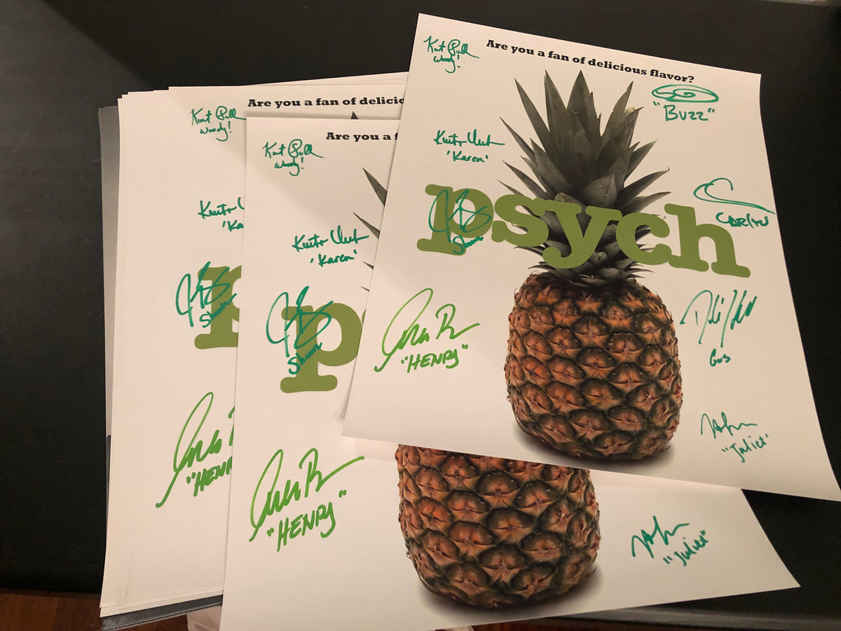 PSYCH - 16x20 Cast of 8 'Delicious Flavor' Promo – Leeloo Multiprops, LLC