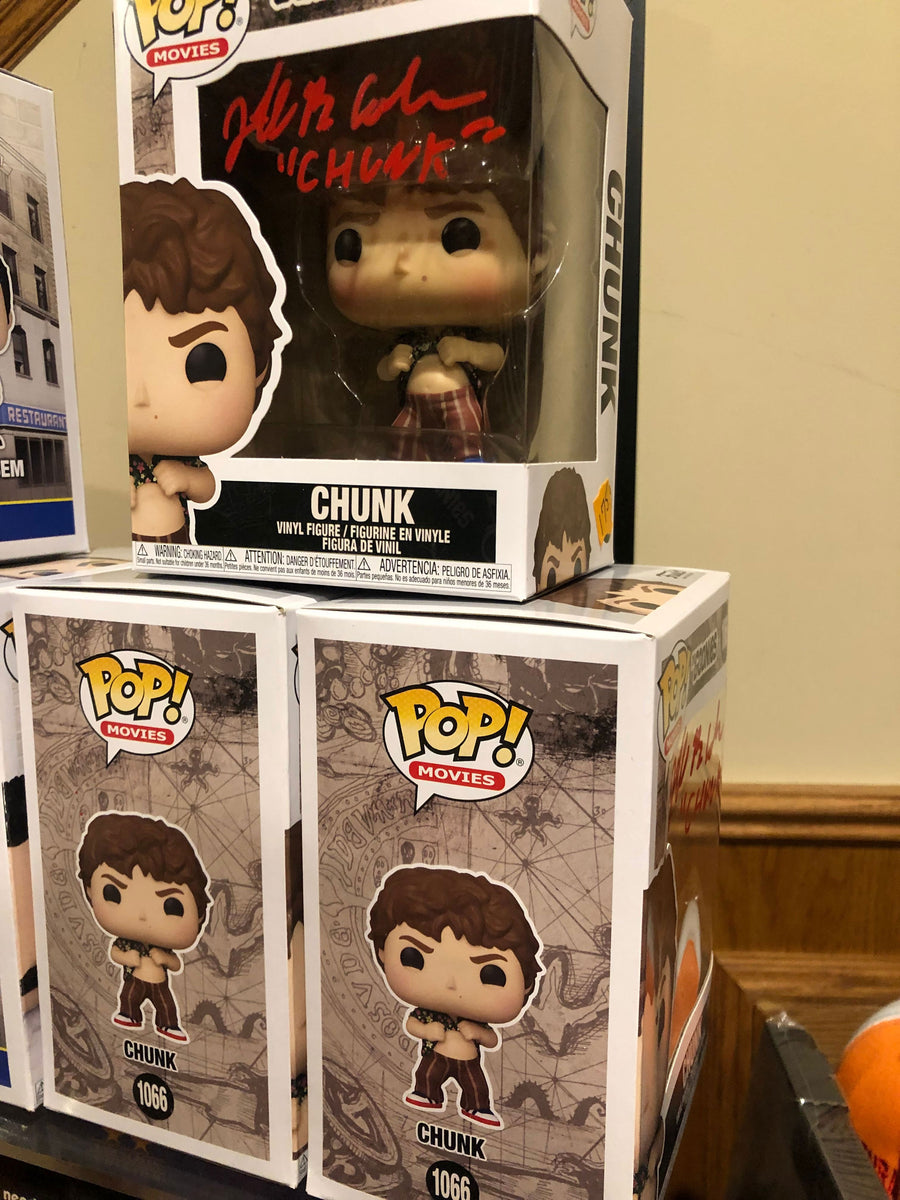 JEFF COHEN - Goonies "Chunk" Signed Funko Pop – Leeloo Multiprops, LLC